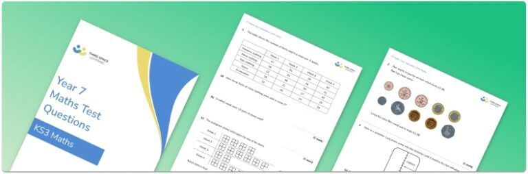 Year 7 Maths Test With Answers And Mark Scheme